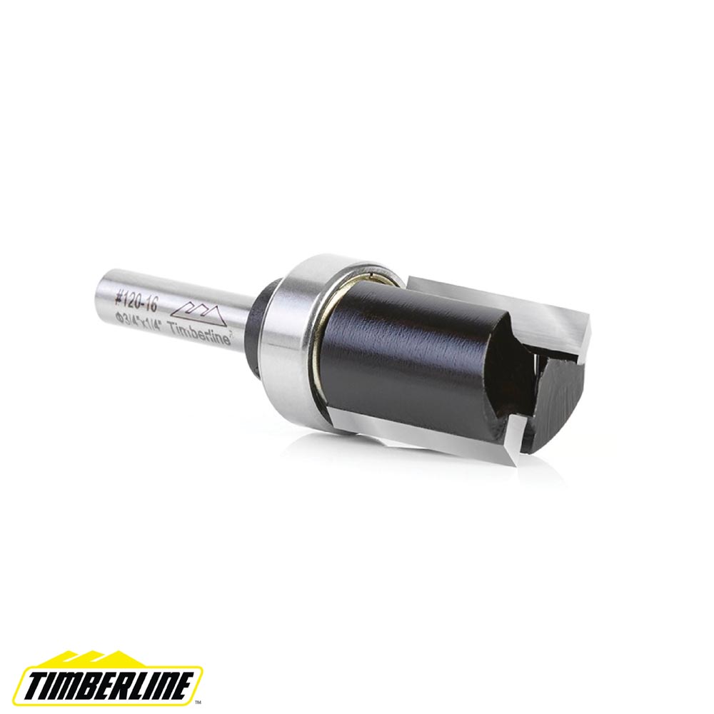 Fresa recta con cojinete superior raíz 1/4" - 3/4" x 1" | Lewonski