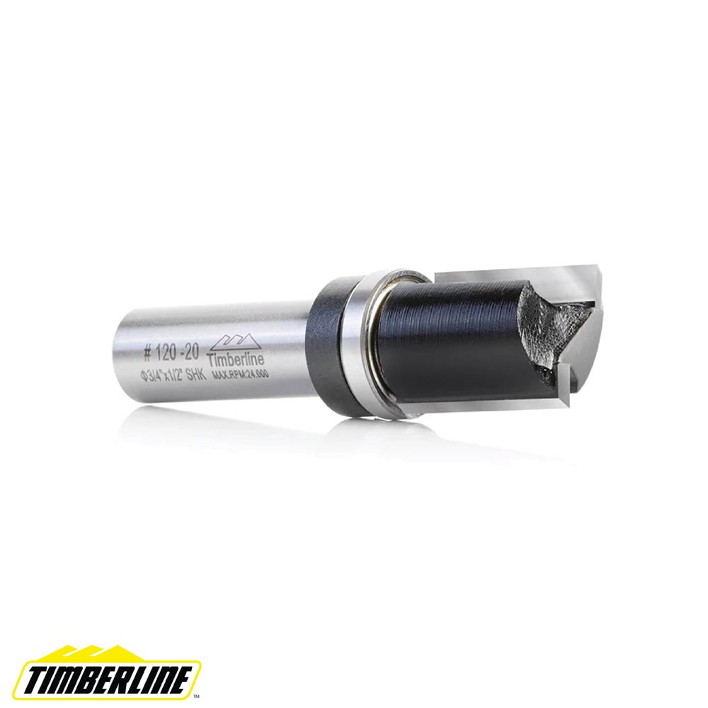 Fresa recta con cojinete superior raíz 1/2" - 3/4" x 1" | Lewonski