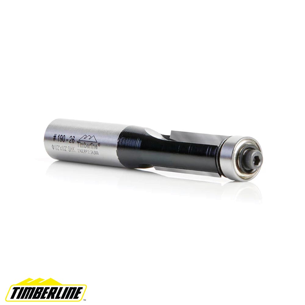 Fresa recta de laminados con cojinete de 2 flautas raíz 1/2" - 1/2" x 1" | Lewonski