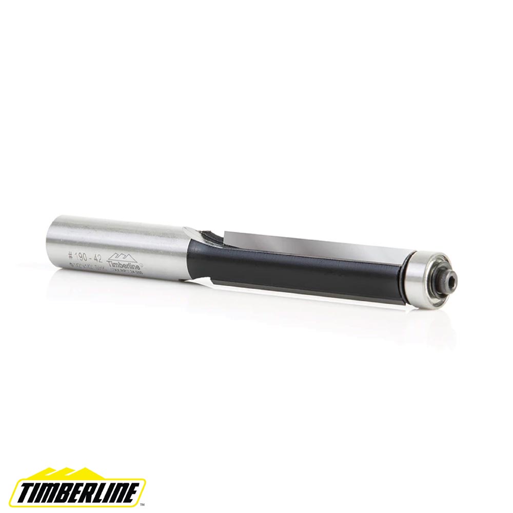 Fresa recta de laminados con cojinete de 2 flautas raíz 1/2" - 1/2" x 2" | Lewonski