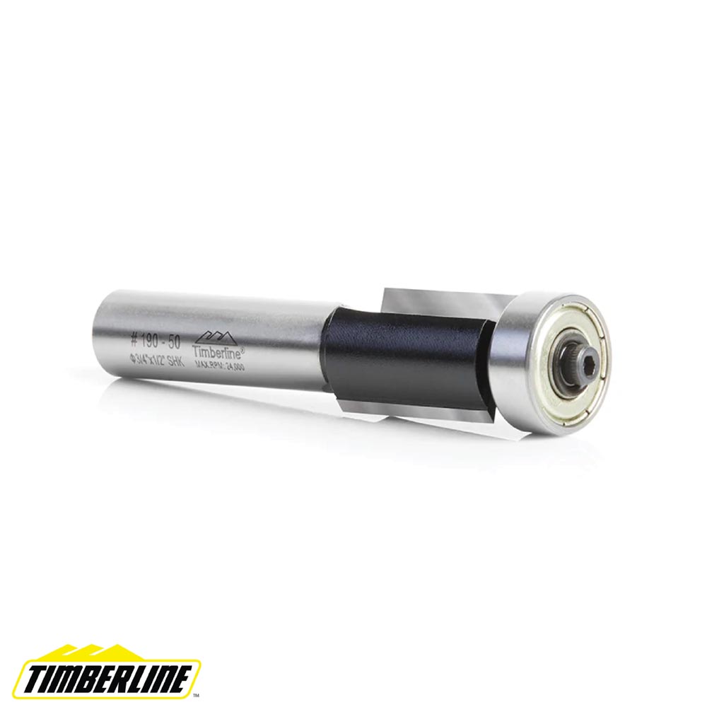 Fresa recta de laminados con cojinete de 2 flautas raíz 1/2" - 3/4" x 1" | Lewonski