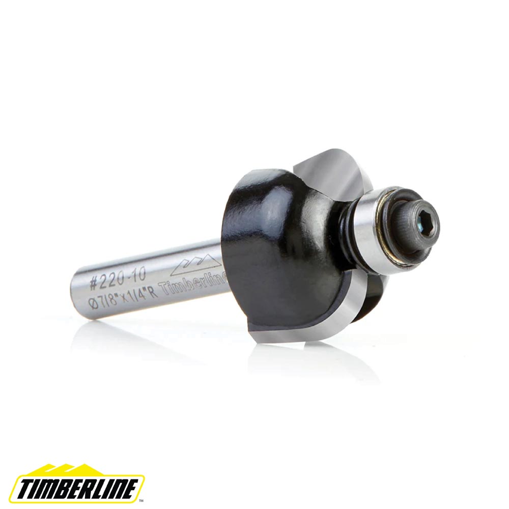 Fresa cóncava con cojinete raíz 1/4" - 7/8" x 1/2" | Lewonski