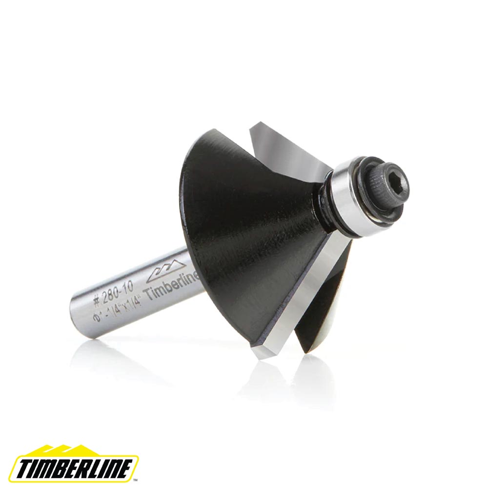 Fresa para bisela chaflán con cojinete raíz 1/4" - 1.1/4" x 5/8" | Lewonski